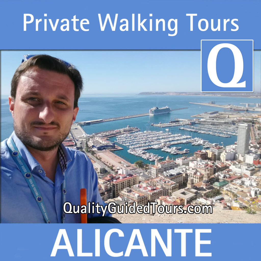 Alicante 3h private shore excursions walking tour