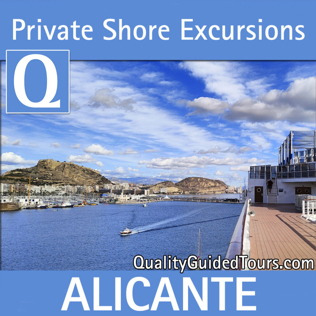 Alicante 4h private shore excursions guided tours
