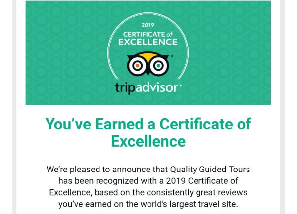 We are very happy to announce: we have earned TripAdvisor Certificate ...